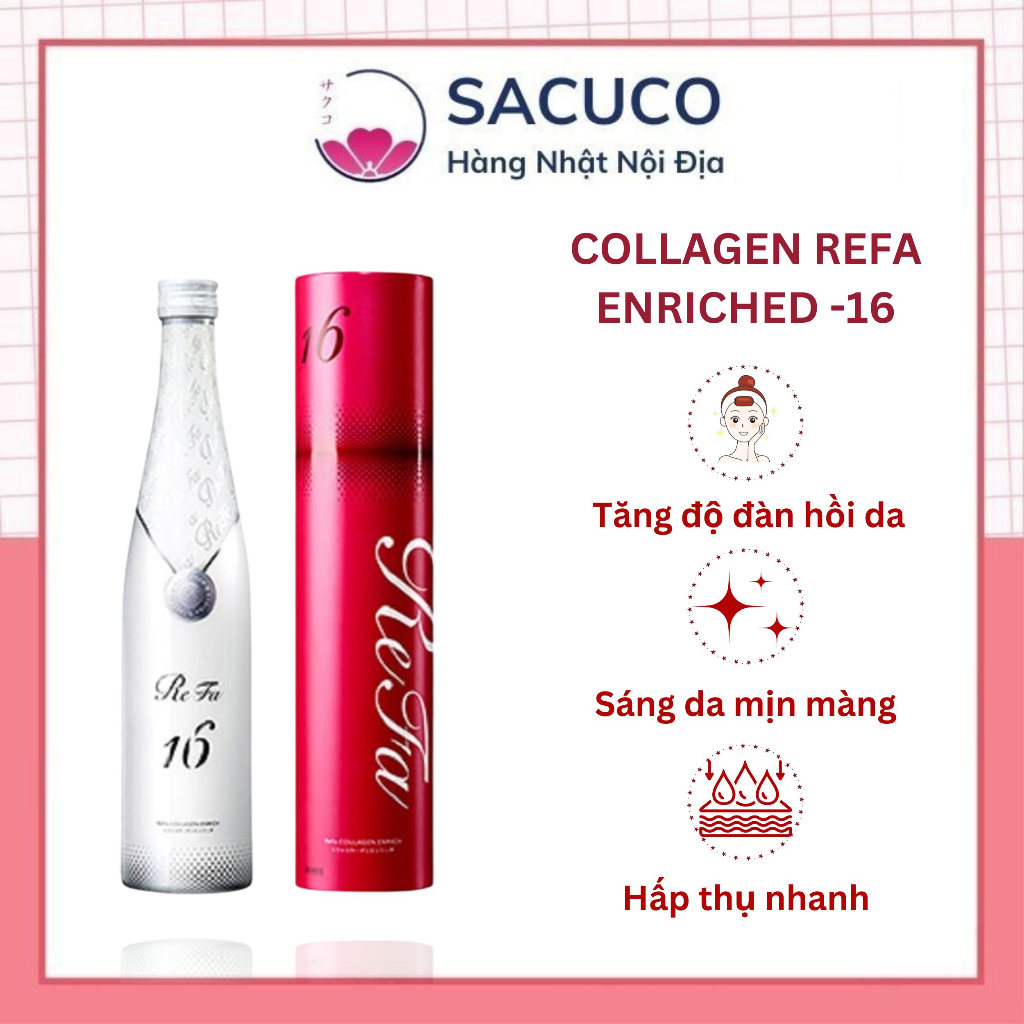 [Genuine Product] Combo Refa Collagen Enrich 16 bottles 480ml Japan ...