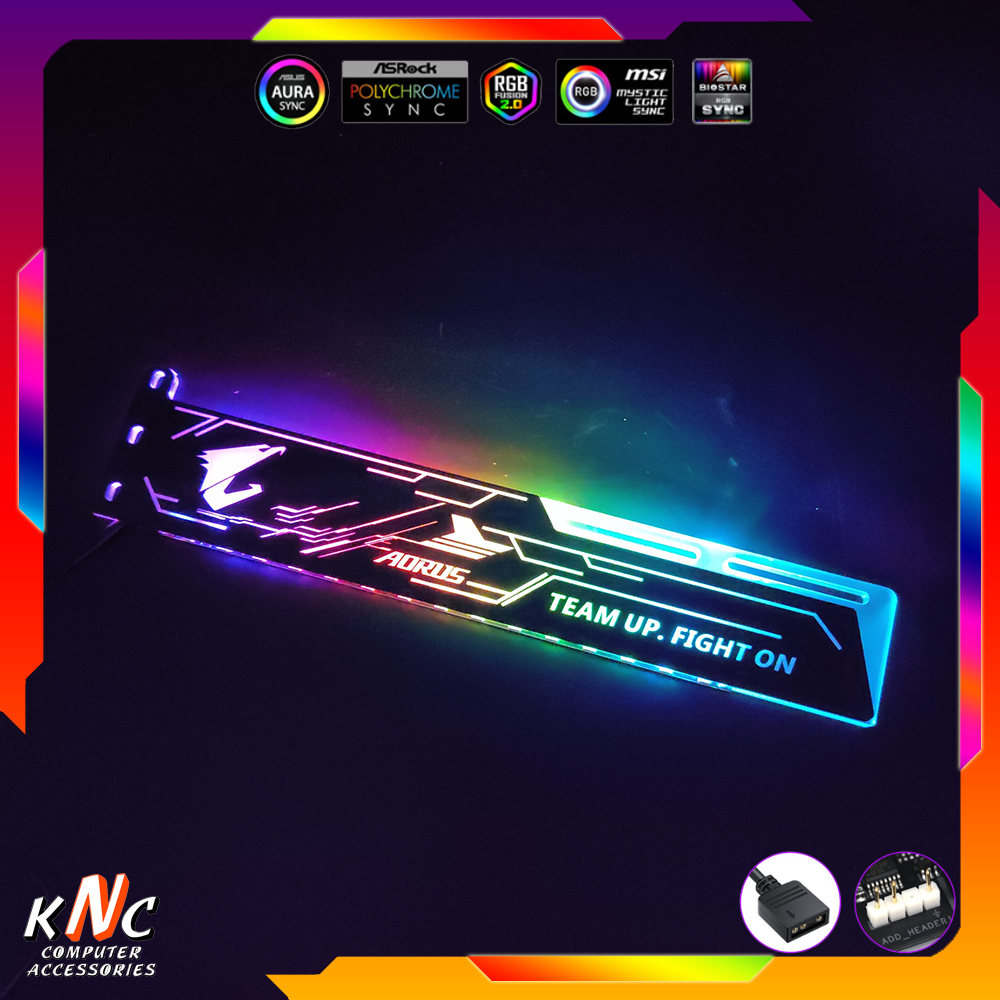 [Liquidation] Aorus Gaming Led VGA Bracket 5v ARGB Color Synchronized ...