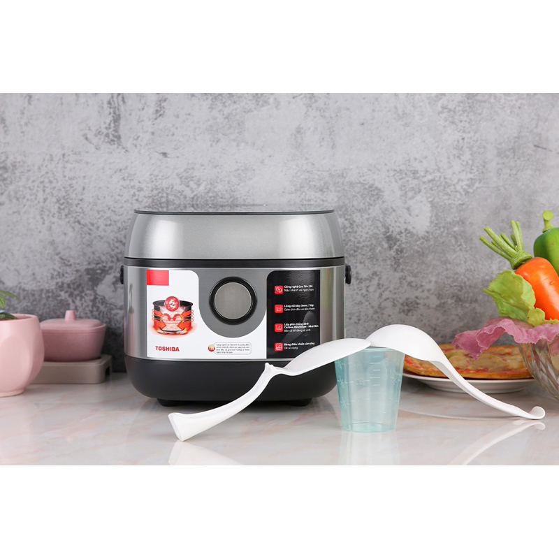 Toshiba High-Quality Rice Cooker 1 liter RC-10IP1VC - Genuine Product ...
