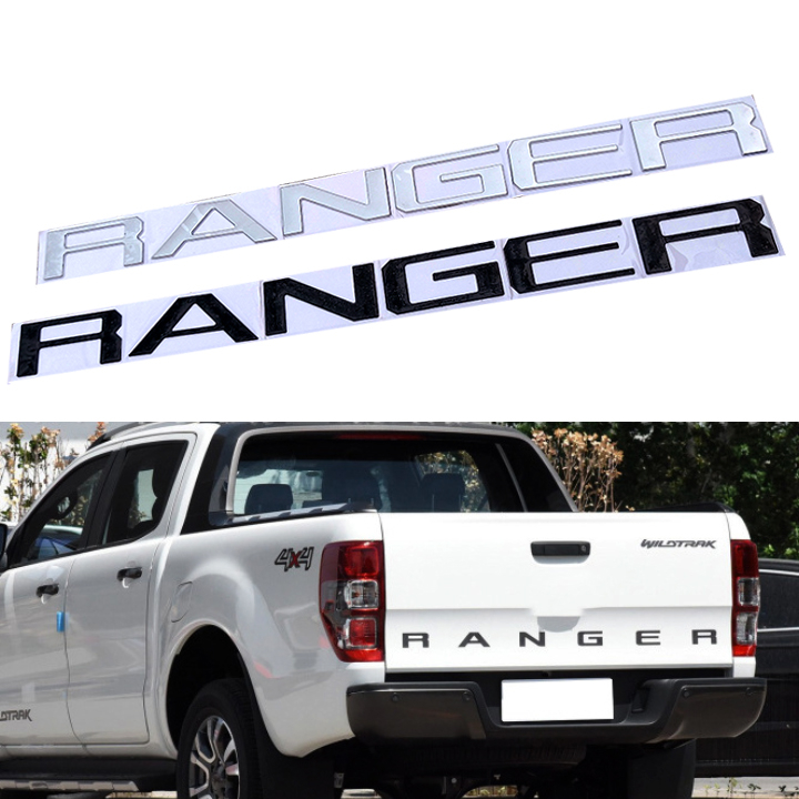Embossed 3D Ranger Logo sticker to decorate the rear of Ford Ranger ...