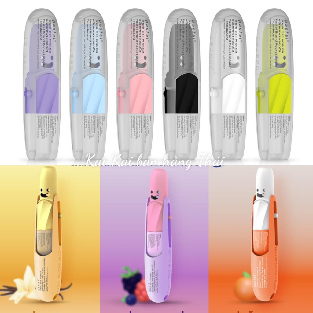 New Limited Edition Pastel Nasal Inhaler Genuine Thai Goods | Shopee ...