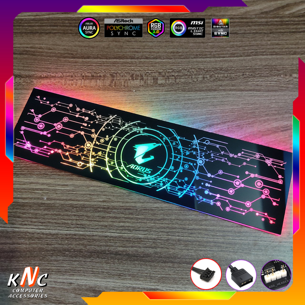 [Liquidation] Aorus Led Power Cover 5v ARGB Electric Mainboard Color ...