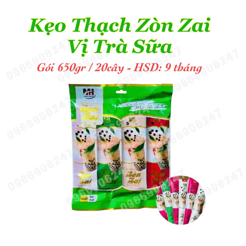 Special Zon Zai MH Milk Tea Jelly Candy sold in whole bags | Shopee ...