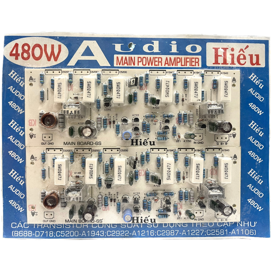 Ampli STEREO MAIN POWER 480W CIRCUIT BOARD ( Hieu ) | Shopee Malaysia
