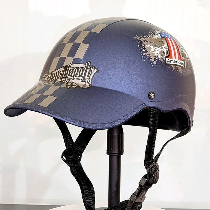 Napoli TEM half-head helmet, high-end fashion half-head helmet, size 55 ...