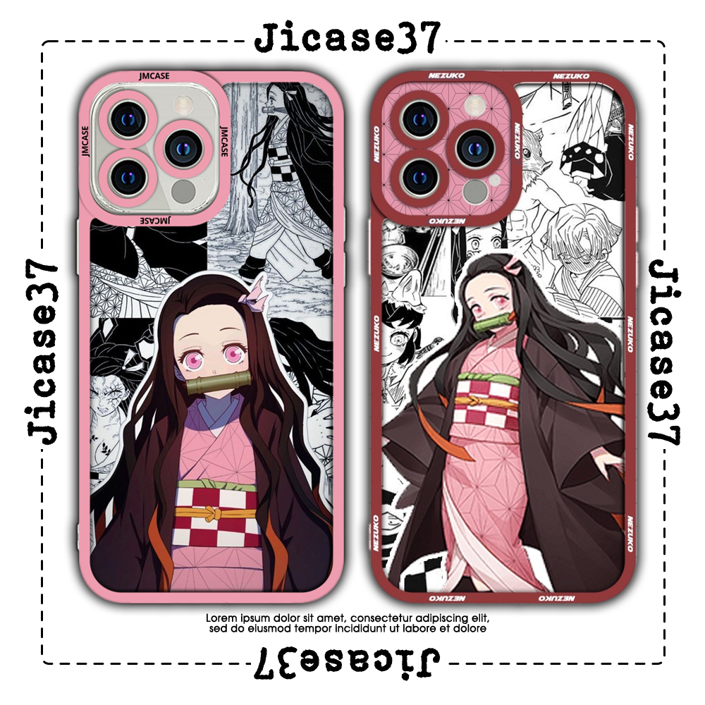 Iphone CASE JM CASE Demon Clayer Nezuko Character 6plus / 6s / 6splus ...