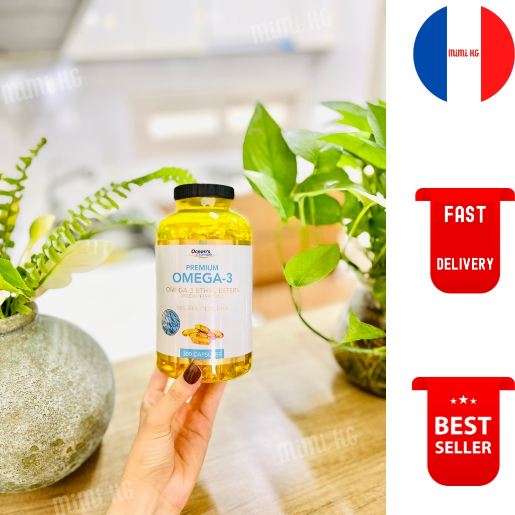 Omega 3 Ocean's Essential Fish Oil 1000mg box of 300 tablets _ MiMi HG ...