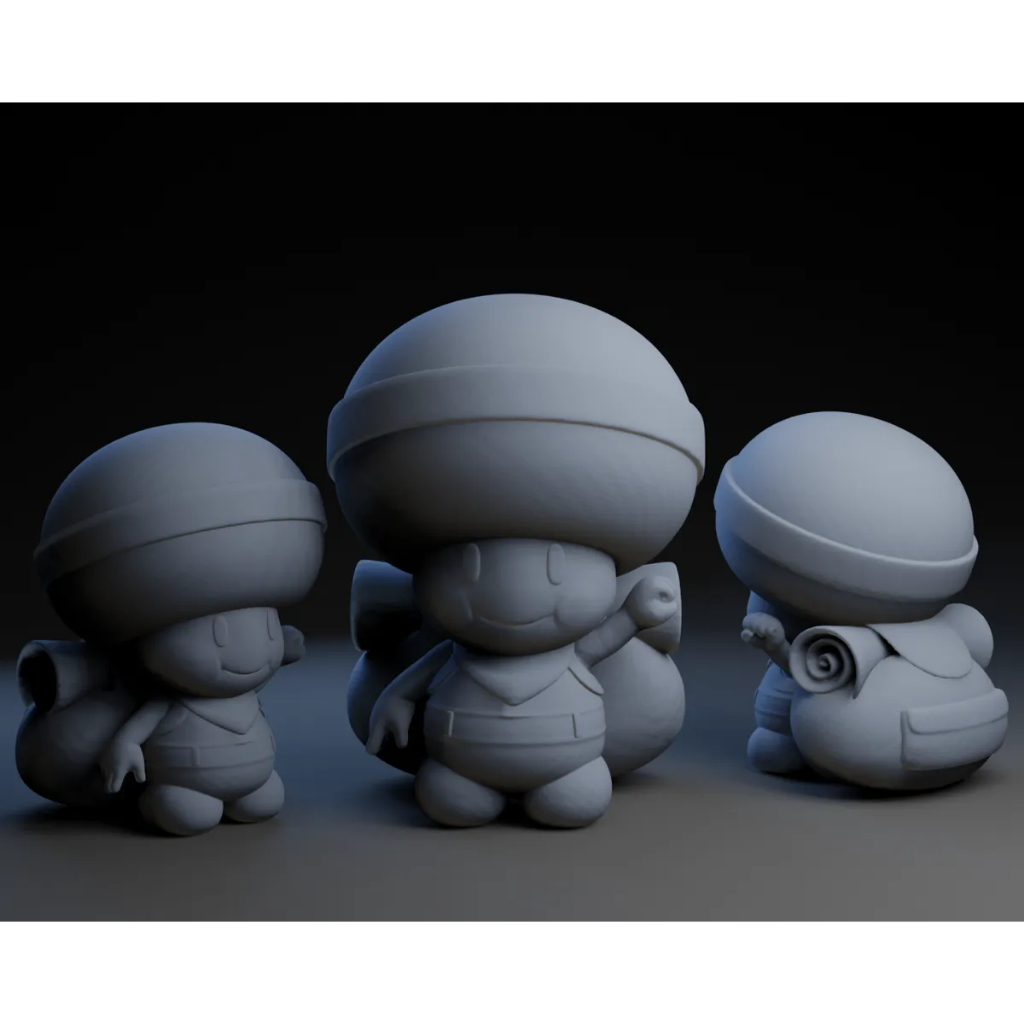 Plastic 3D PRINTED MODEL - Toad Model - MS18 | Shopee Malaysia