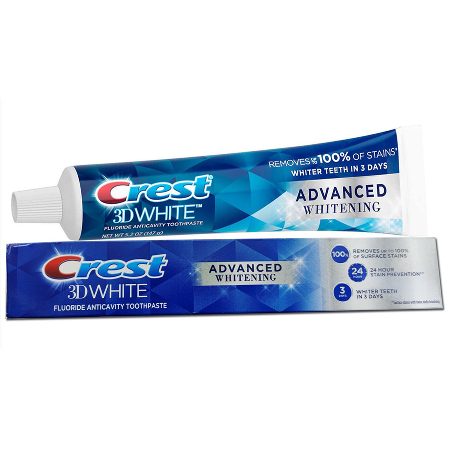 Crest 3D White Advanced Whitening Toothpaste 147g | Shopee Malaysia