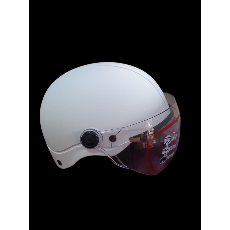 HALF HEAD HELMET PAINTED NAPOLI GENUINE GLASS | Shopee Malaysia