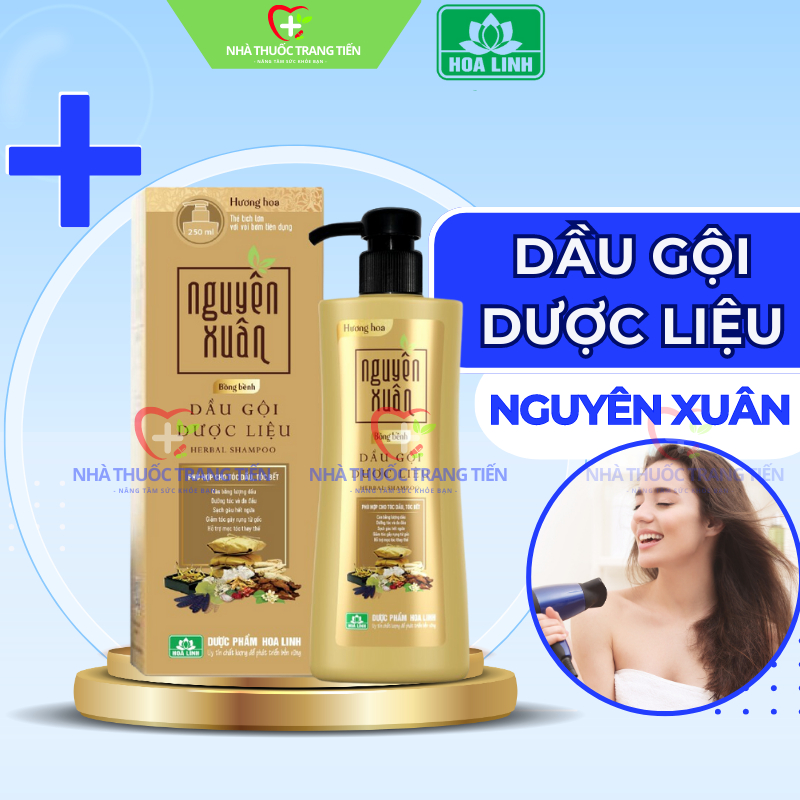 Nguyen Xuan Bouncing Medicinal Shampoo 450ml - For oily hair - Free ...