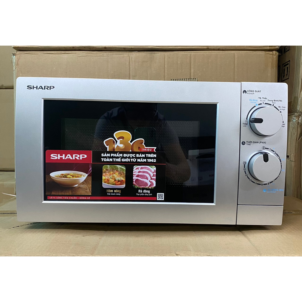 Sharp microwave oven without grill with mechanical knob 20l | Shopee ...