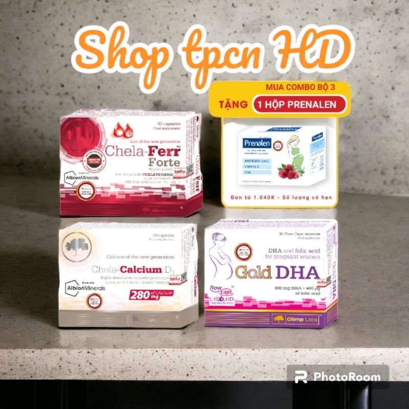 [free Prenalen] Set of 3 Calcium Chela Calcium + Chela Ferr Forte Iron ...