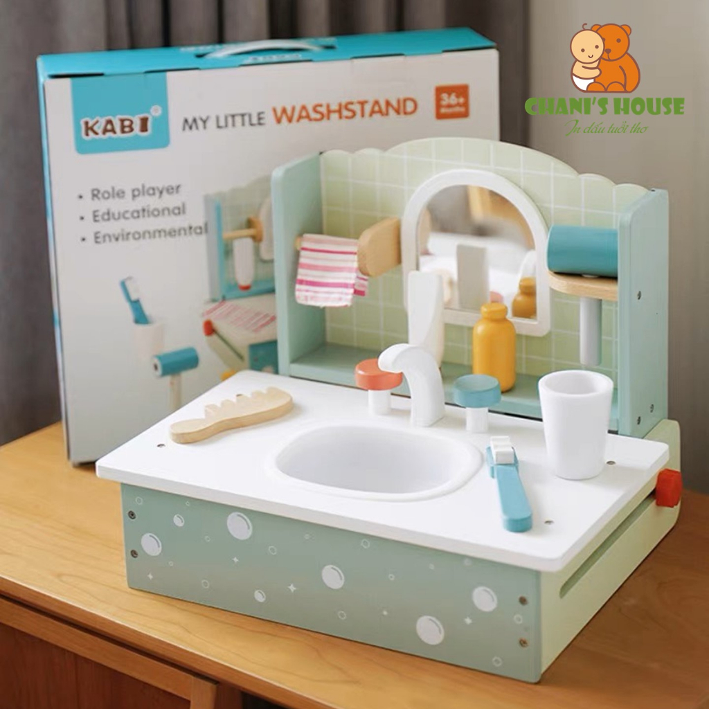Kabi WASHER TOY SIMULATION WOODEN TOOLS FOR KIDS | Shopee Malaysia