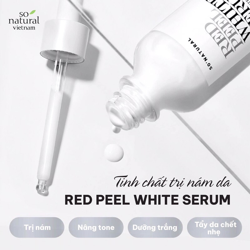 So Natural Red Peel White Serum 35ml | Shopee Malaysia