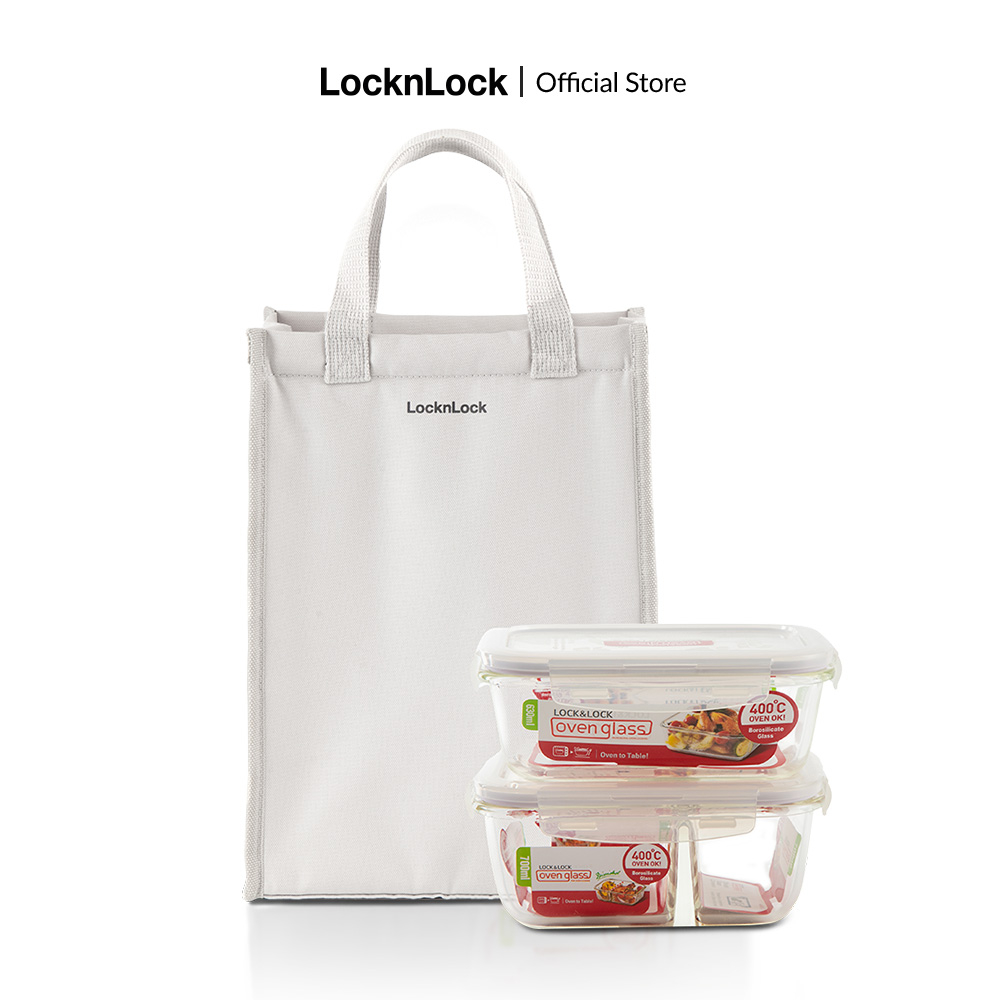 LOCK & LOCK Lock glass Lunch box set&Lock Lunch box set - LLG428S2 (2 ...