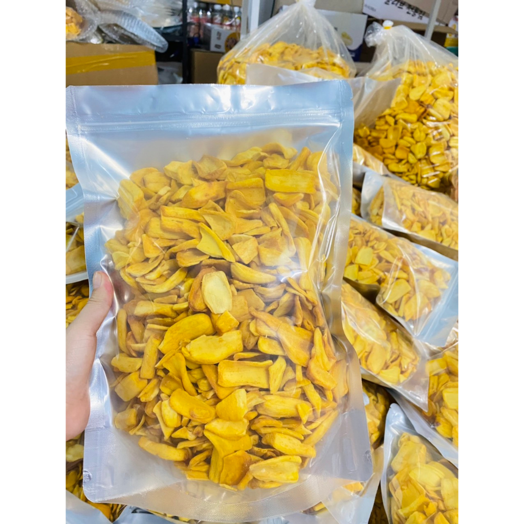 Dried jackfruit, shredded dried jackfruit, 500g bag, crispy, sweet and ...