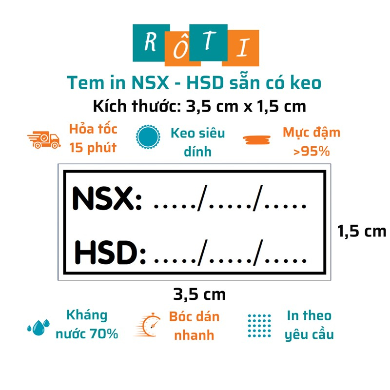 1000 custom printed stamps Production date Expiry date Sticker with ...