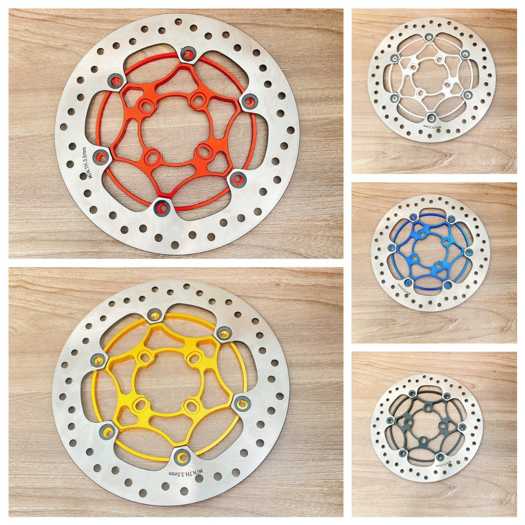 Winner Brake Disc size 256mm + Super Beautiful 3D Heart Installed 4 ...