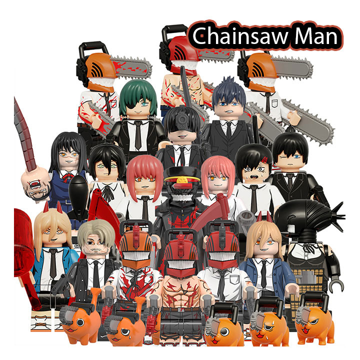 Chainsaw Man Character Model Chainsaw Man Denji Mini Figure Building ...