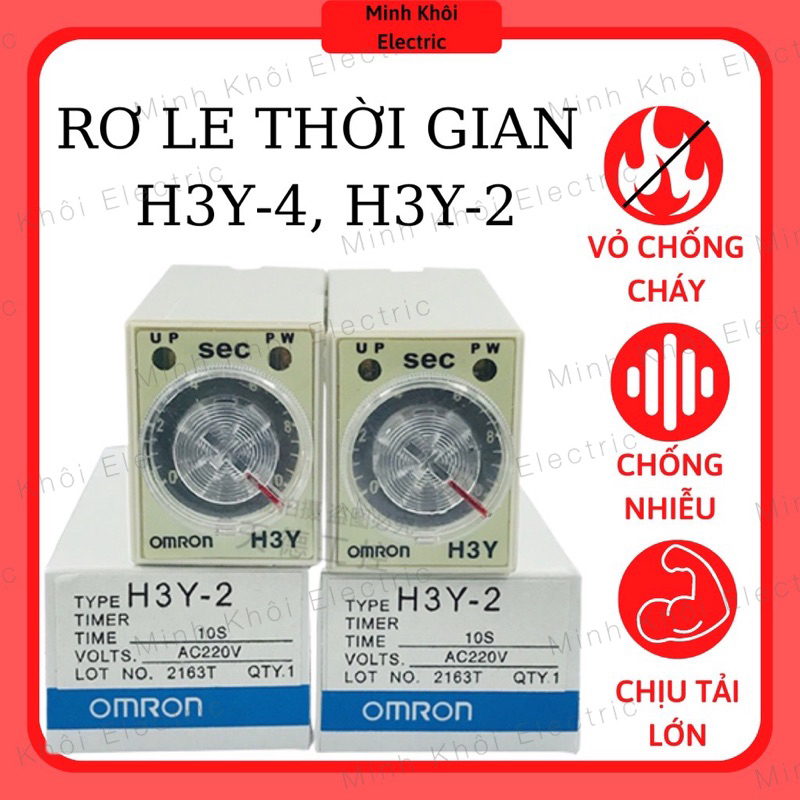 Time relays H3Y-2, H3Y-4 Assorted with Base, timer switch, time relay ...