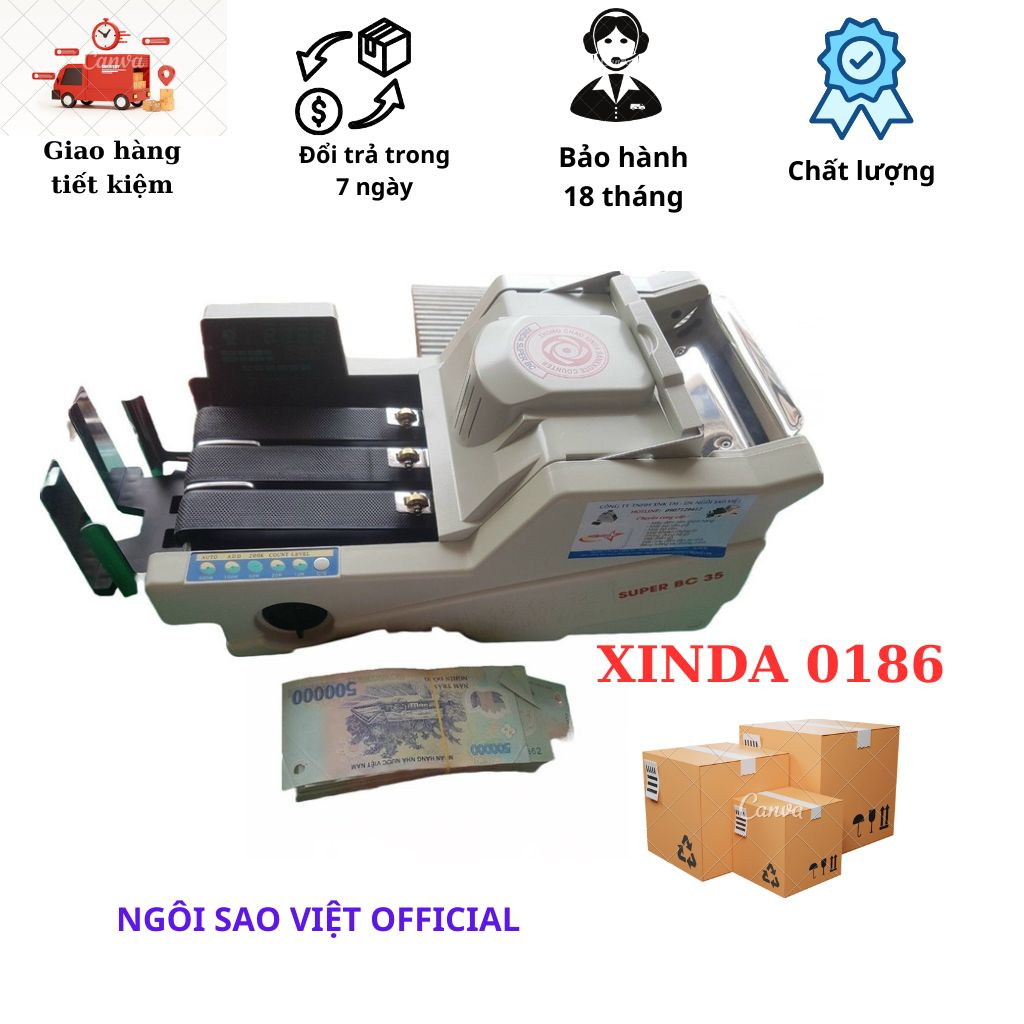 Super durable money counter XINDA 0186 VIET STAR with function of ...