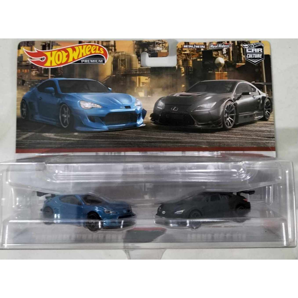 Hot WHEELS 2023 PREMIUM CAR CULTURE 2 CAR PACK PANDEM SUBARU BRZ LEXUS RC F GT3 | Shopee Malaysia