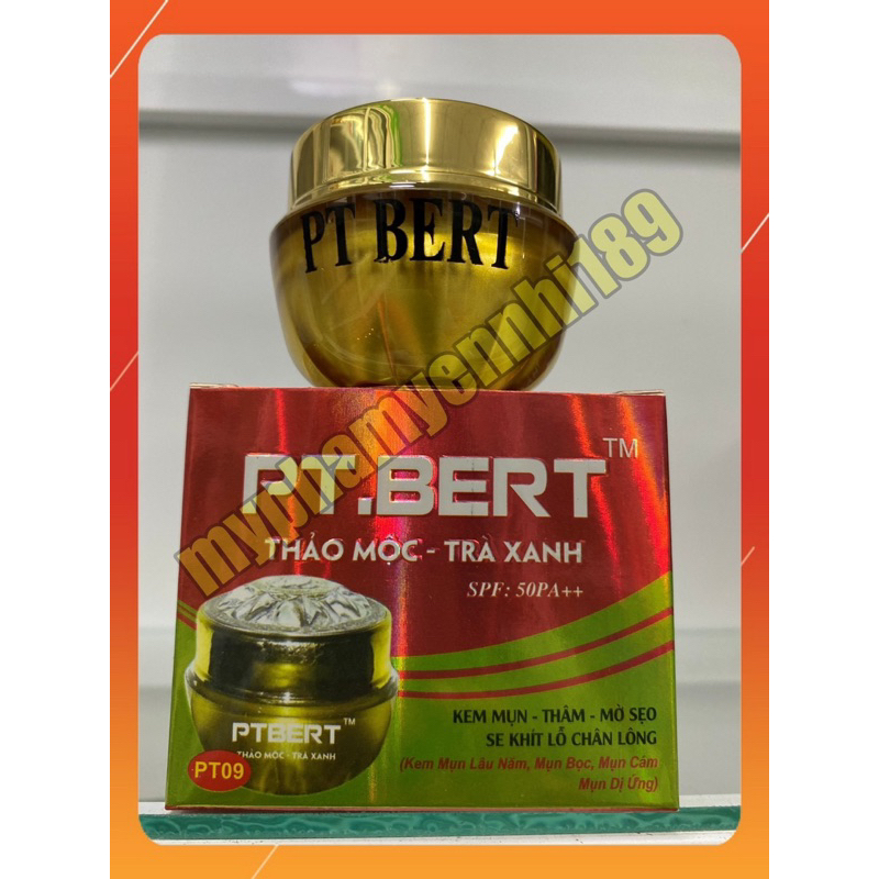Pt bert Green Tea Herbal Cream Acne Dark Spots Fade Scars Tighten Pores ...