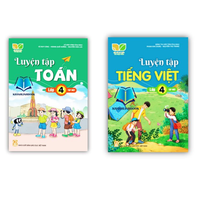 Book - Math + Vietnamese Practice Combo for grade 4, volume 1 ...