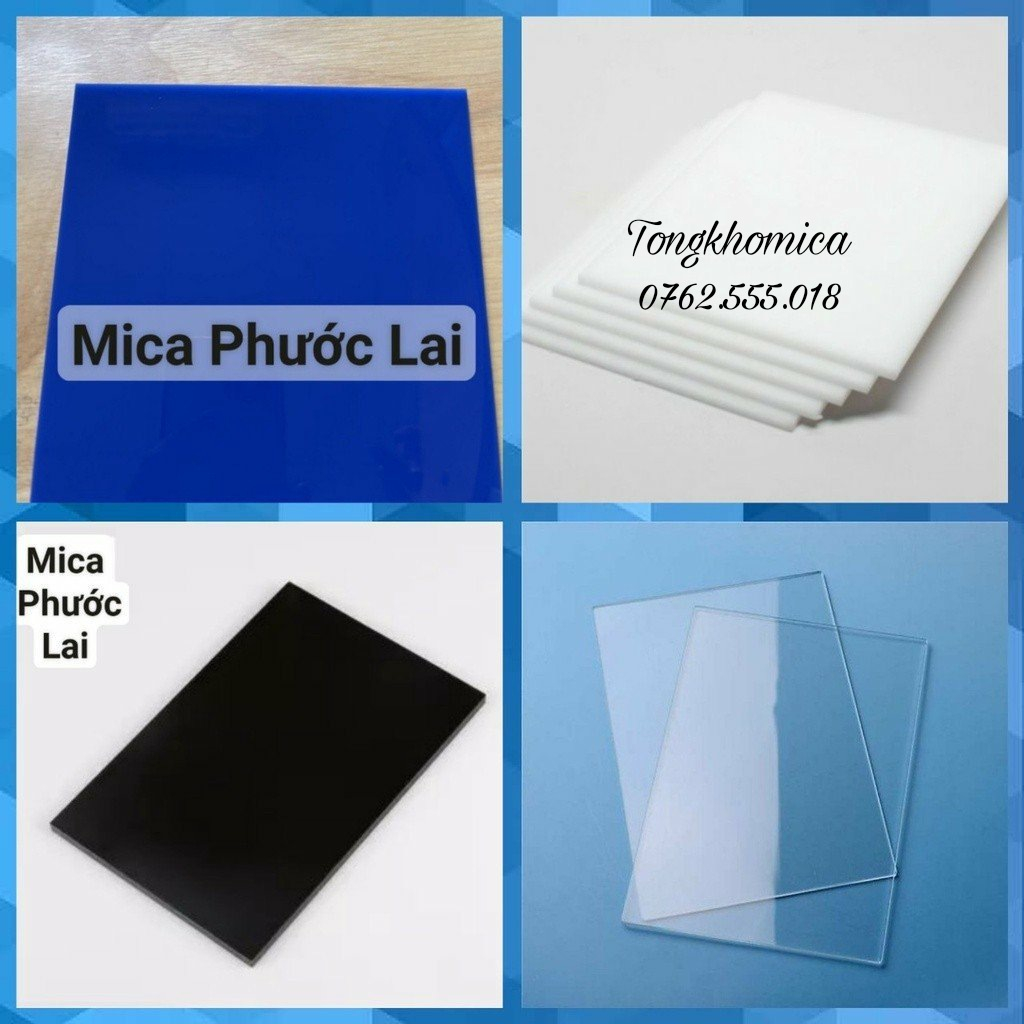 Premium acrylic mica Sheet Cut On Request Size 20X10CM | Shopee Malaysia