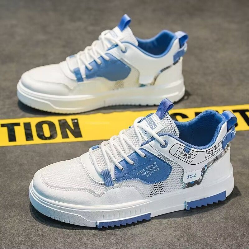 Vip warrior men's neck blue and white shoes Super hot 2023 (New model ...