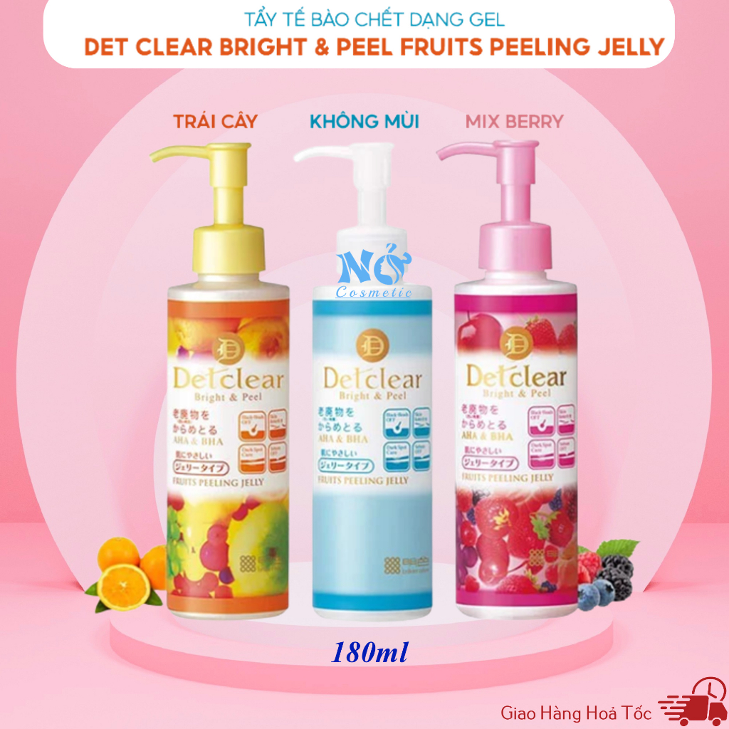 Meishoku Detclear Bright Exfoliating & Peel Fruit Peeling Jelly 180ml ...