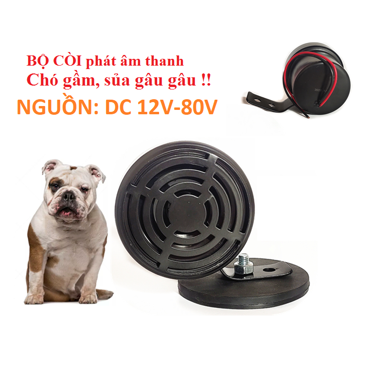 Horn, Speaker that plays the sound of a dog roaring and barking, DC12V ...