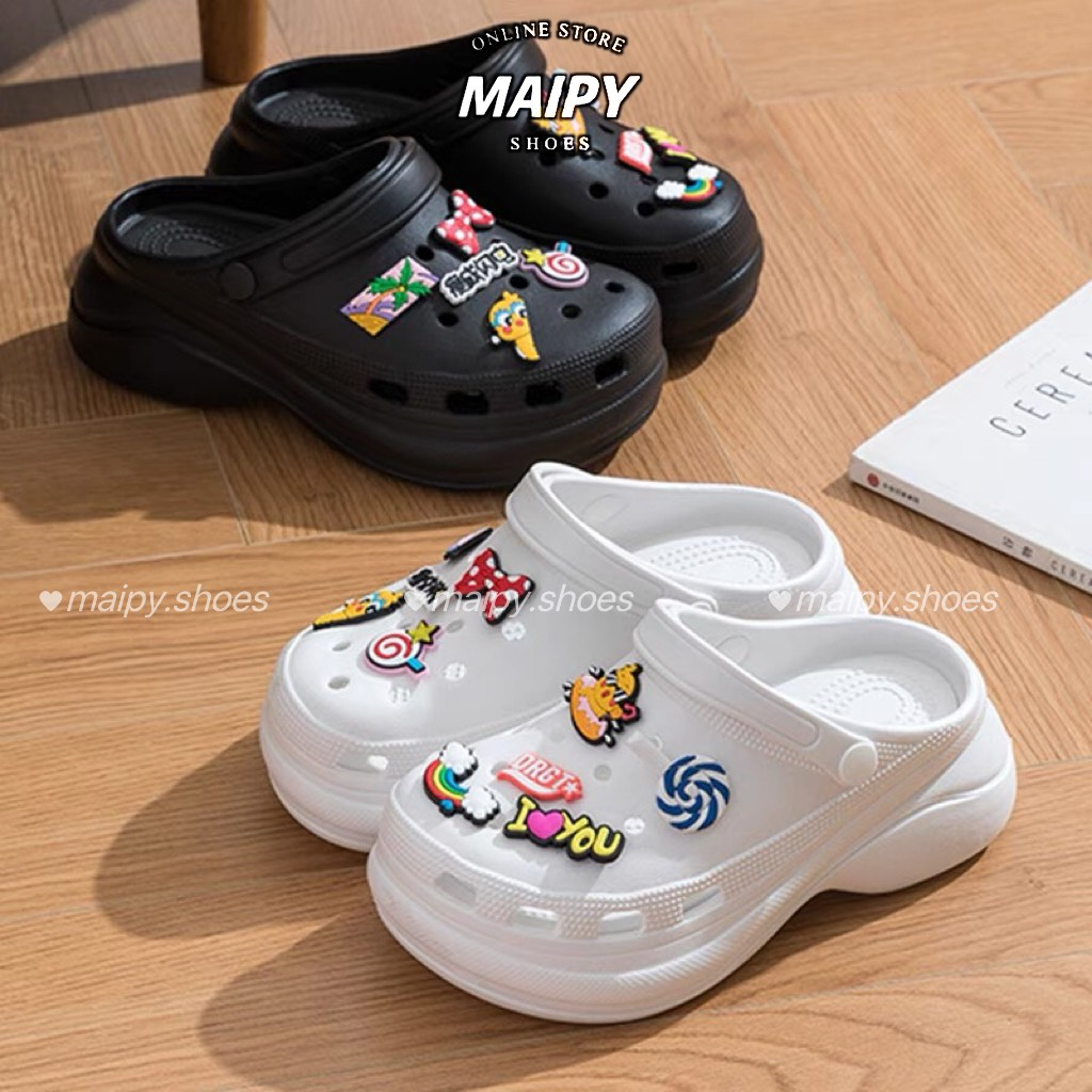 Cross Classic Sandal Clog for women with 7cm high heel and free 08 cute ...