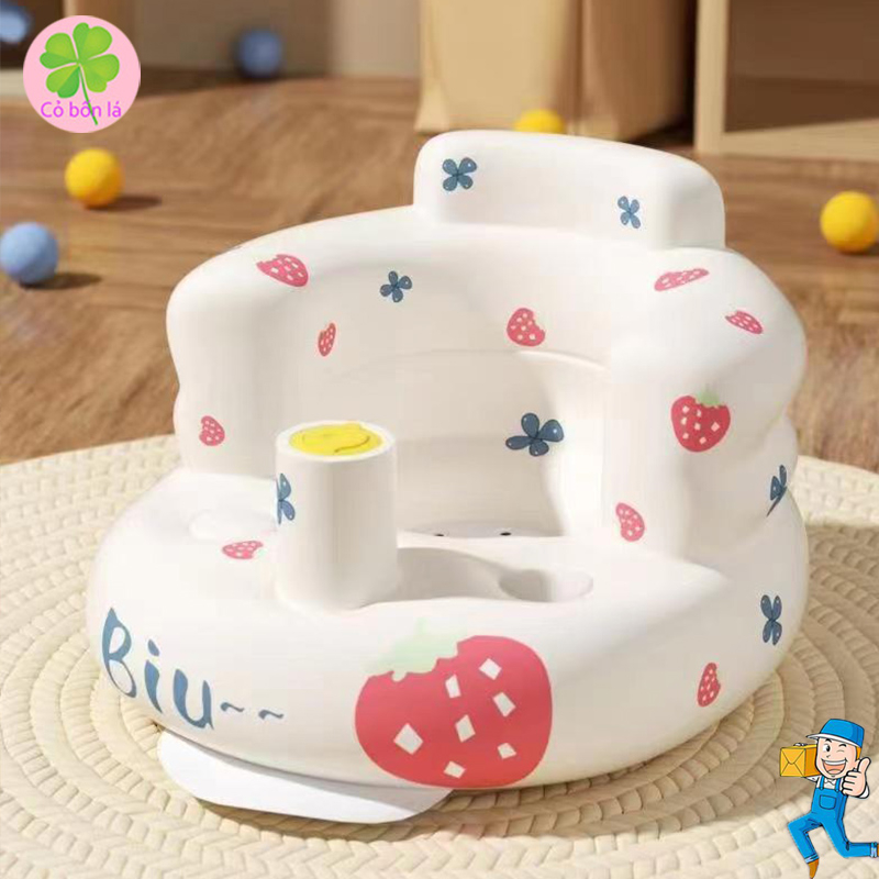 Baby Training Air Chair Automatic Inflatable Seat Protects Back Spine ...