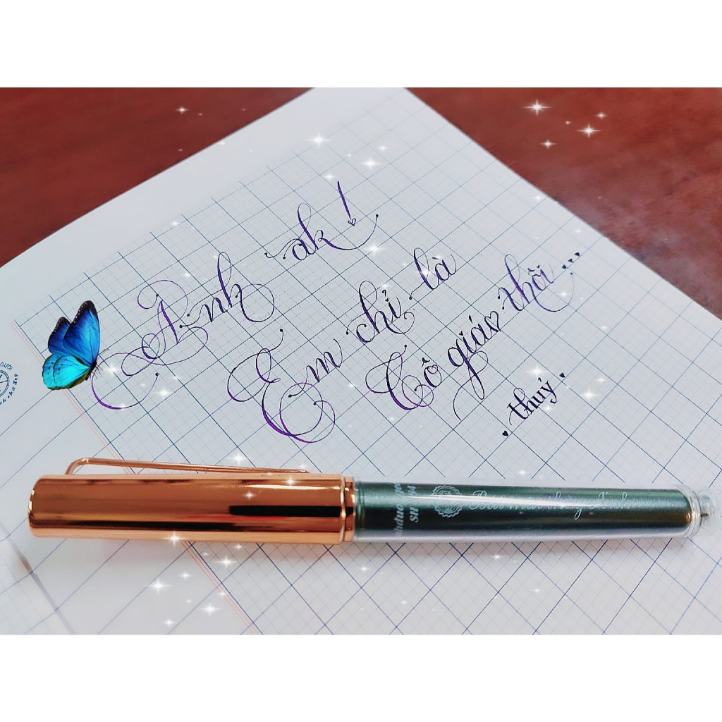 Calligraphy sh084 beautiful handwriting pen - Master Anh sharpener with ...