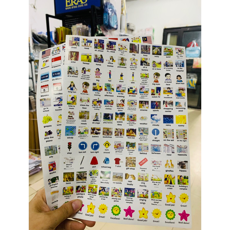 [New 2023] English vocabulary Sticker for grade 4 all year (Global ...