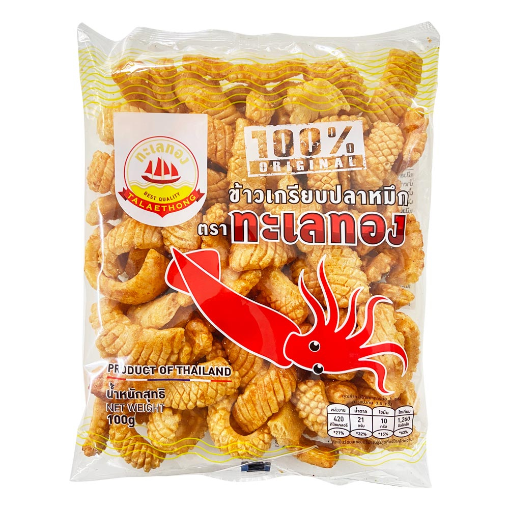 Talaethong Crispy Squid Snack 100g | Shopee Malaysia