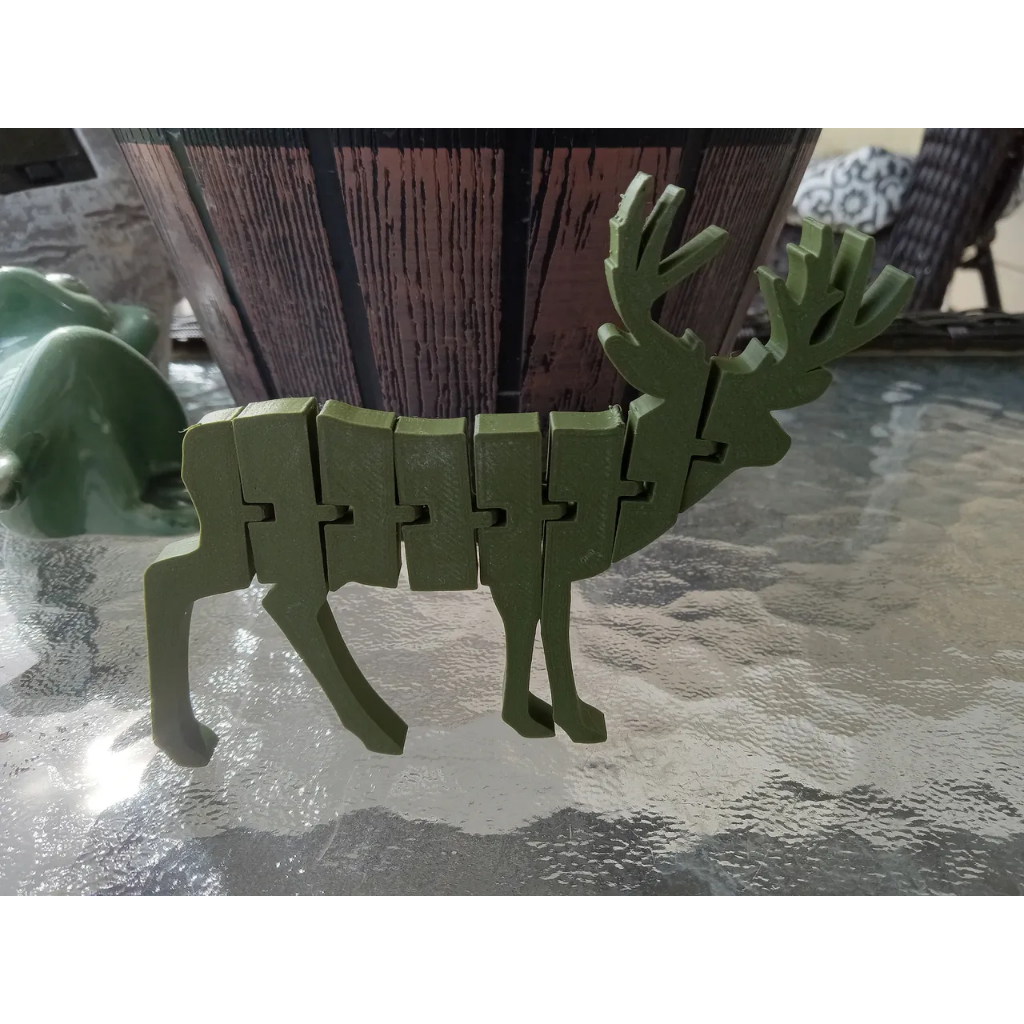 Plastic 3D PRINTED MODEL - Articulated Deer - MS49 | Shopee Malaysia