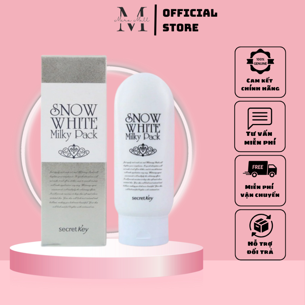 [Genuine Product] Secret Key Snow White Milky Pack body whitening cream ...