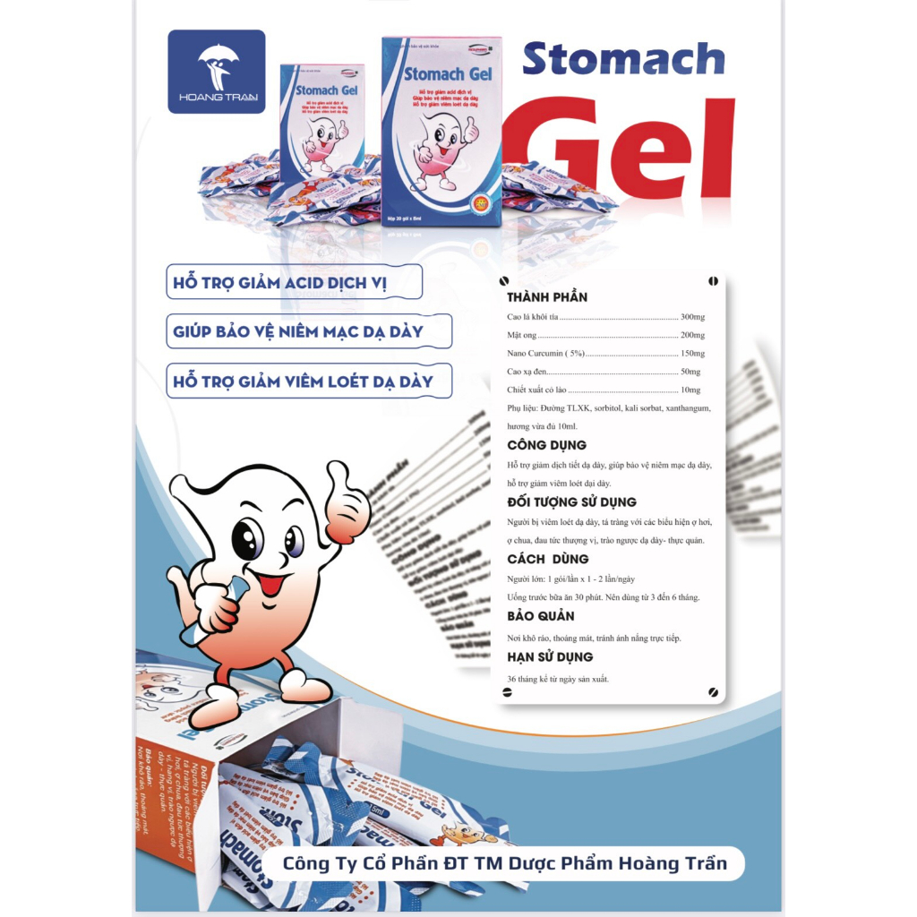 Stomach Gel suspension helps reduce gastric acid and protect the ...