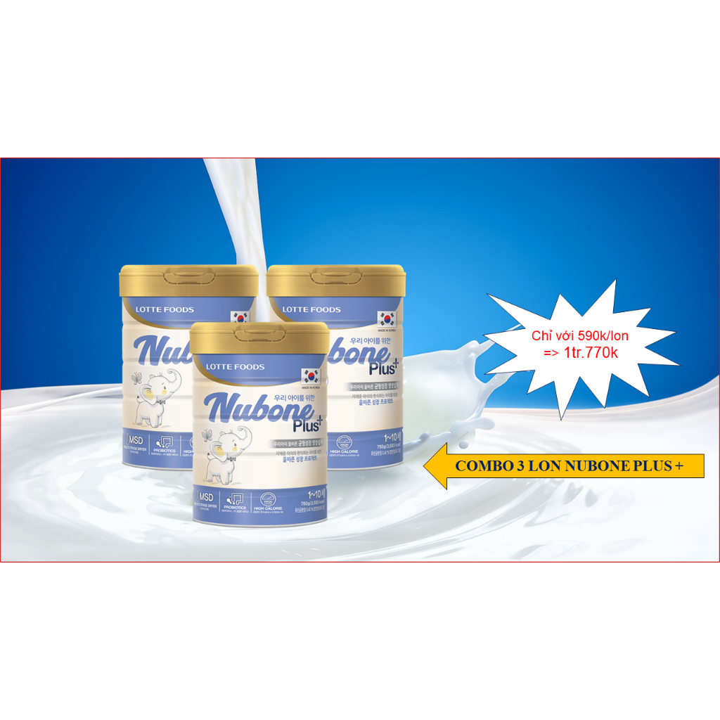 Nubone powdered milk step 1,2,3, plus + (750G - NUTRITION FOR BABY ...