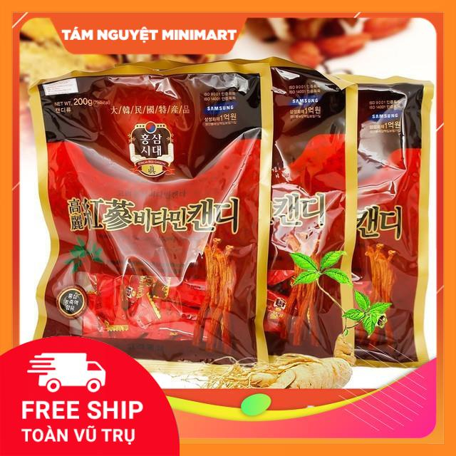 [HCM] Korean vitamin Red Ginseng Candy 200g/package VERY GOOD FOR ...