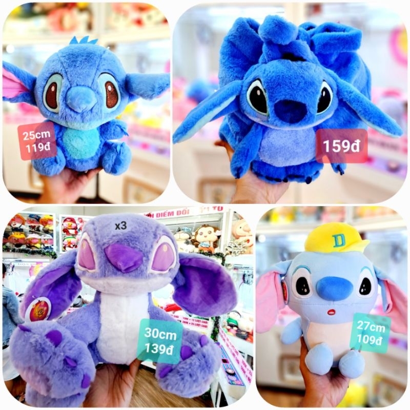 Cute Stitch teddy bear, stuffed Stitch miniso, lovely gift | Shopee ...