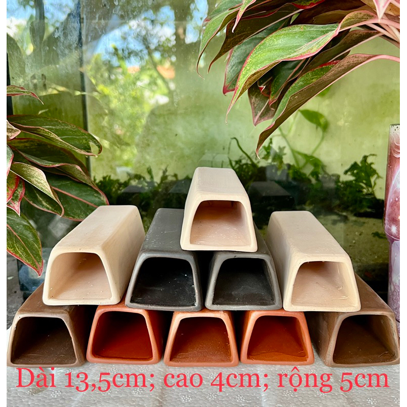 Trapezoid ceramic cave for shrimp, fish, pleco, Crayfish, cory | Shopee ...