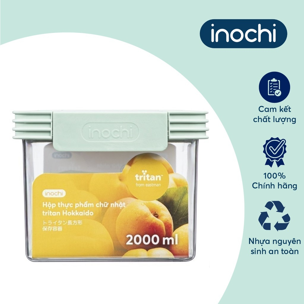 Hokkaido Inochi rectangular TRITAN FOOD BOX (many capacities ...