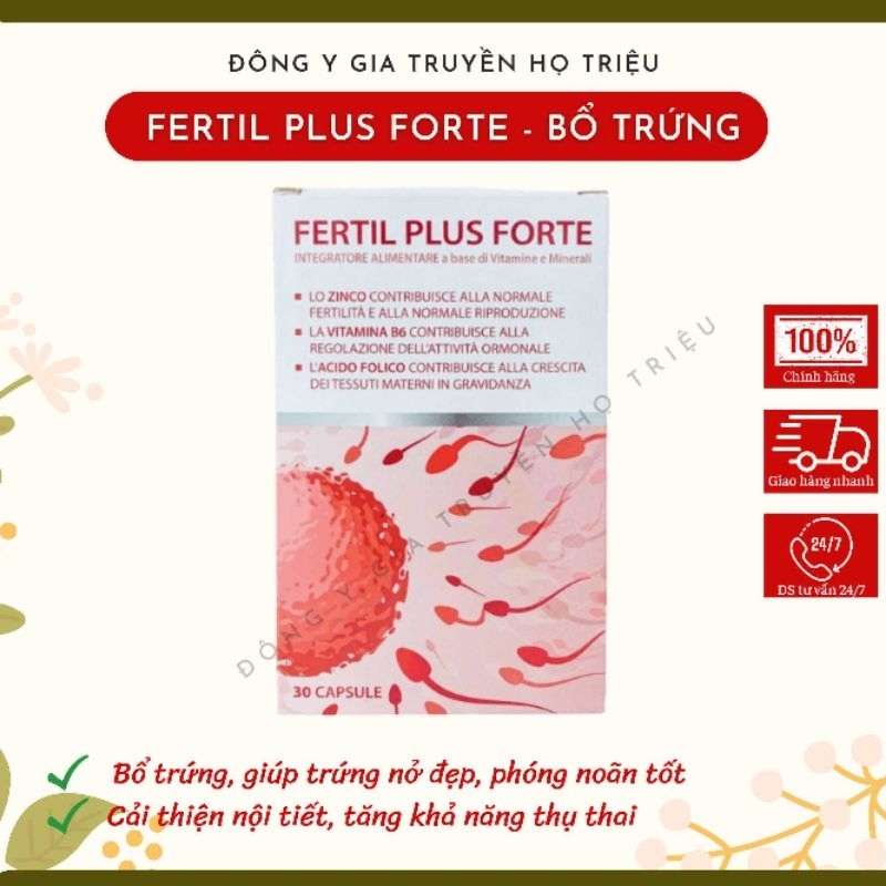 Fertil Plus Forte box of 30 tablets, nourishes eggs, improves ...