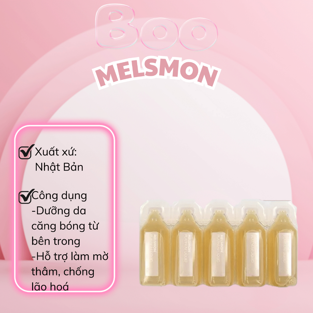 Melsmon Platinum Liquid Placenta - 30 Tubes | Shopee Malaysia
