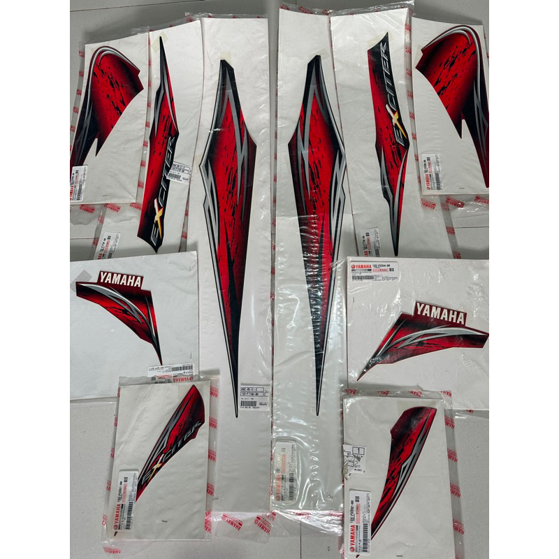 EXCITER 2006 LIMITED RED YAMAHA VIETNAM ORIGINAL STAMP SET | Shopee ...