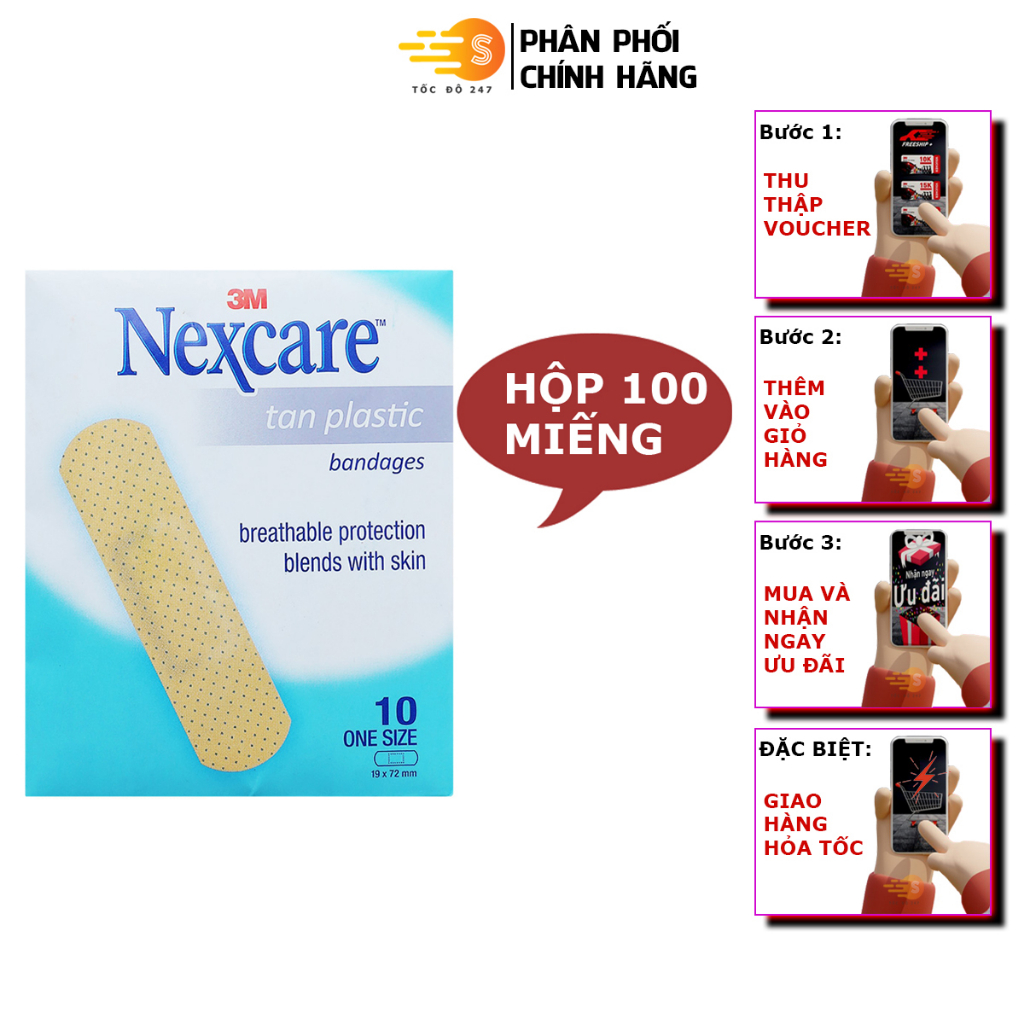 Box of 100 pieces of 3M BKCN-TAN skin color personal tape | Shopee Malaysia